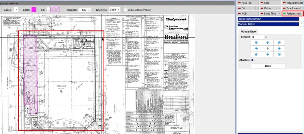 How to use the Drawing Properties - Estimating Edge