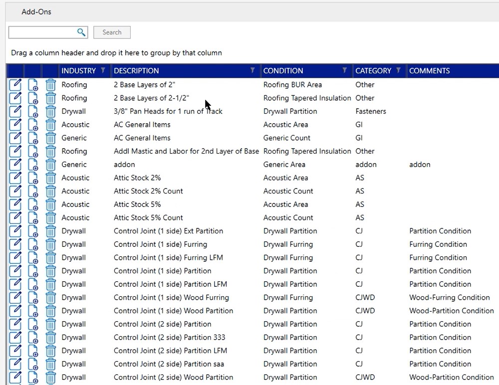 How to make Database Changes in the Database - Estimating Edge