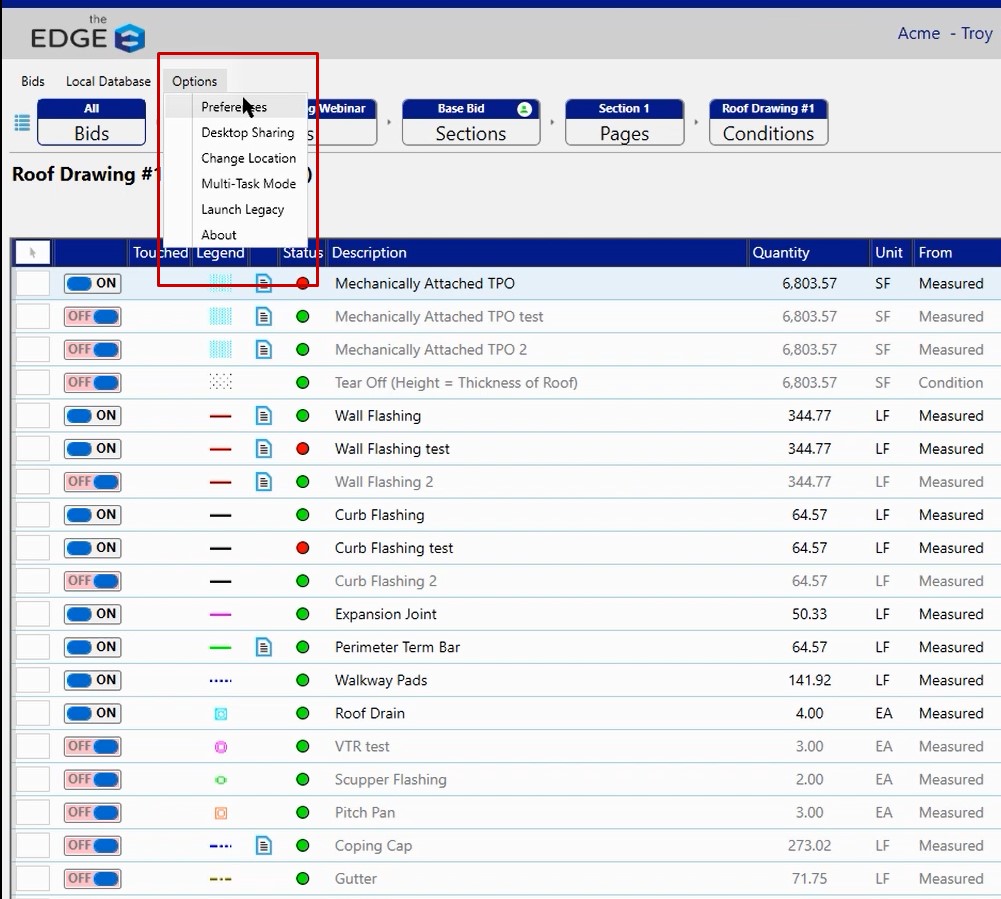 How to use the Restrictive Deduct Tool - Estimating Edge